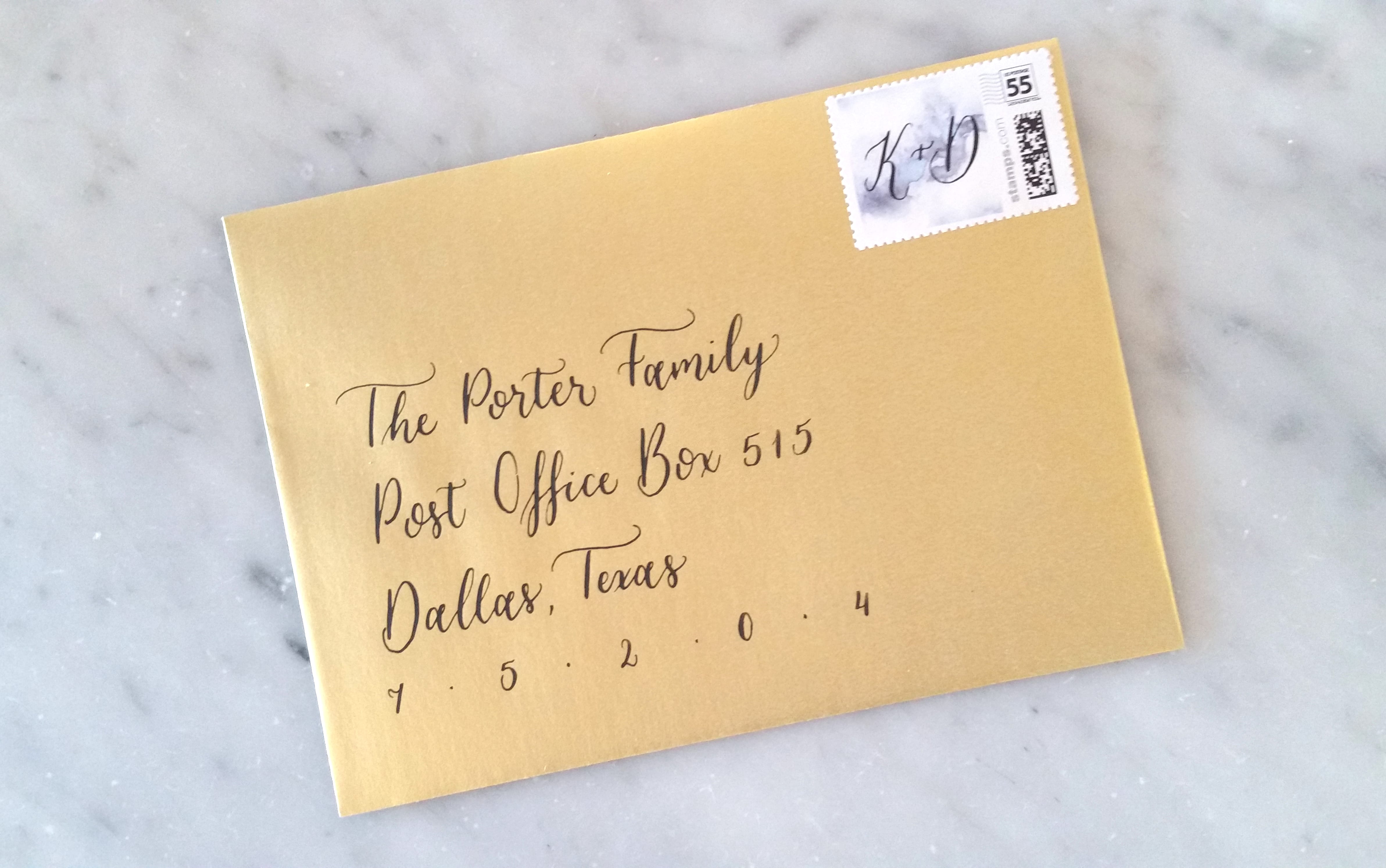 How To Address An Envelope To A Family Recipient Address Custom 