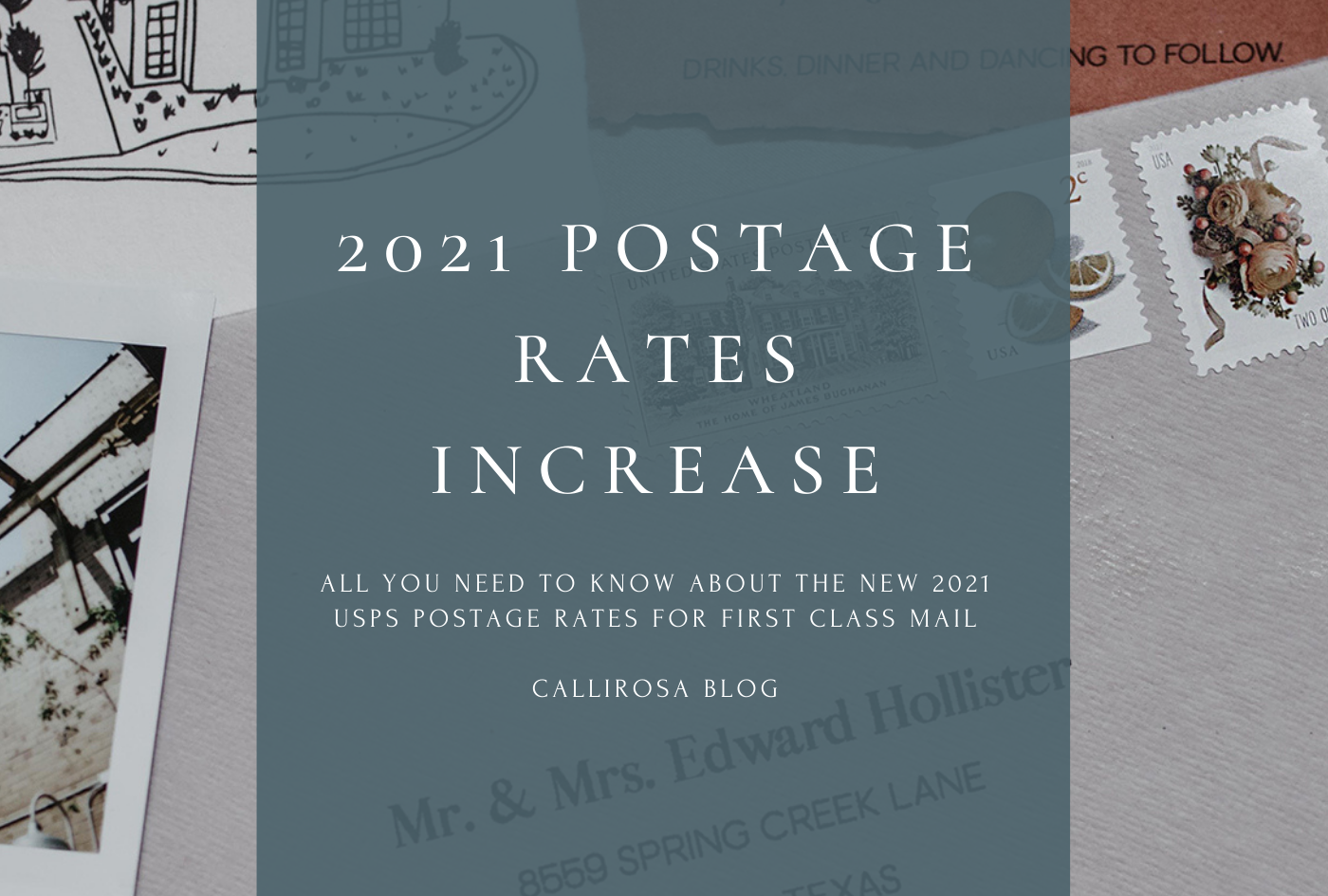 2021 Postage Rates Increase For USPS First Class Mail CalliRosa 